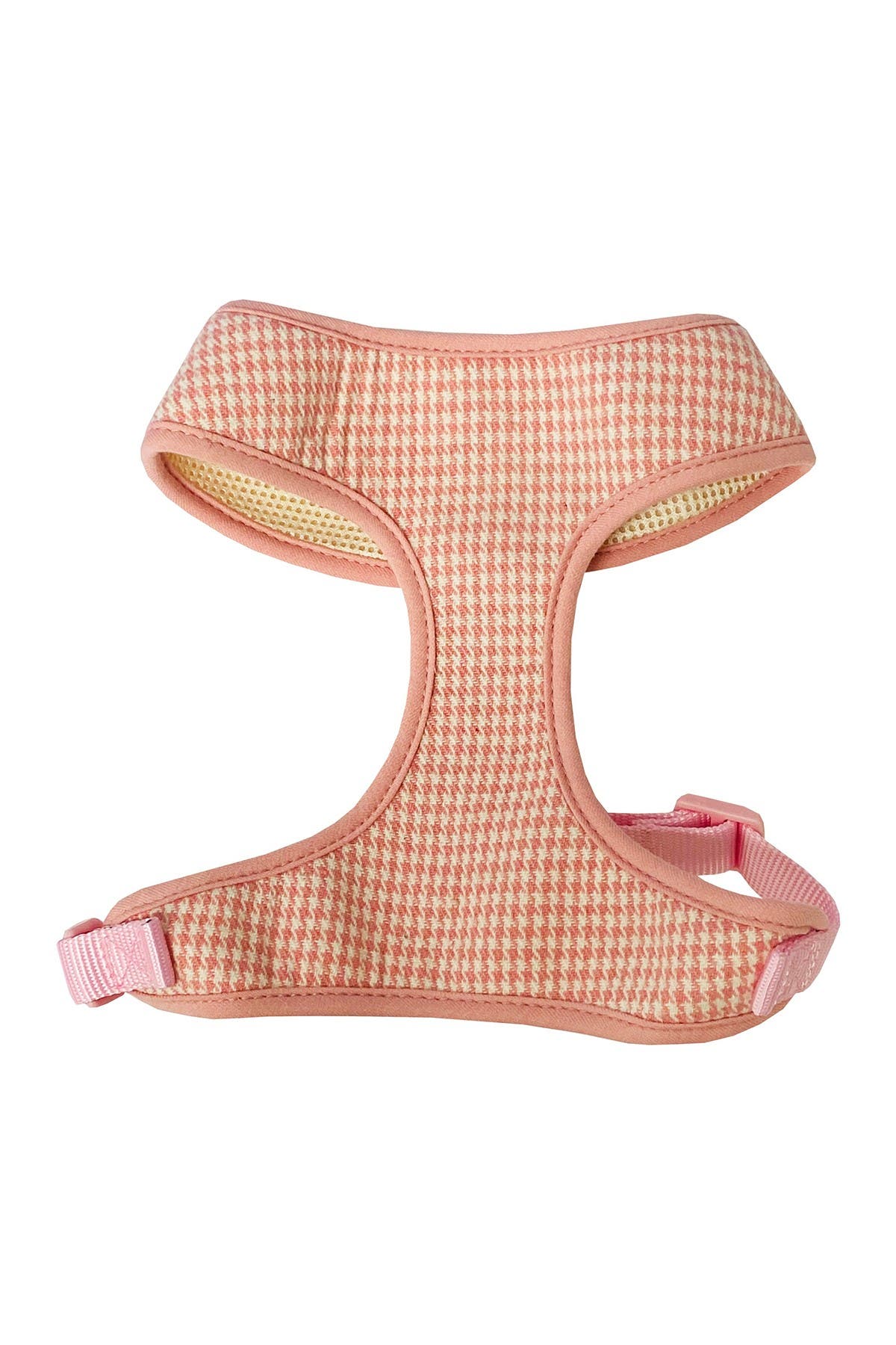 DOGS OF GLAMOUR Houndstooth Luxury Pink Harness - Small | Nordstromrack