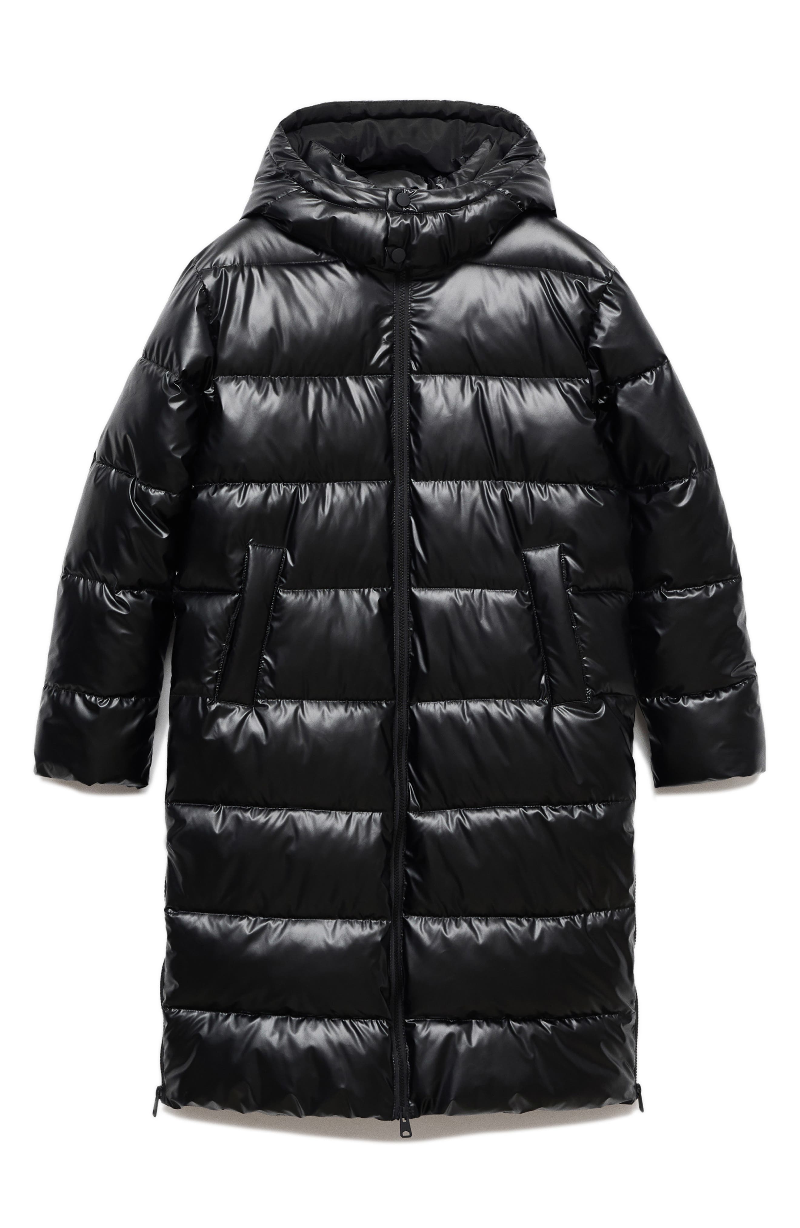 MANGO TEEN Hooded Puffer Coat | Nordstrom