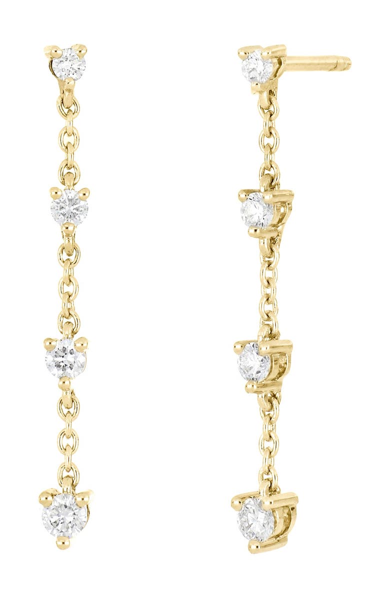 Bony Levy Rita 18K Yellow Gold Diamond Linear Drop Earrings - 0.22 ctw ...