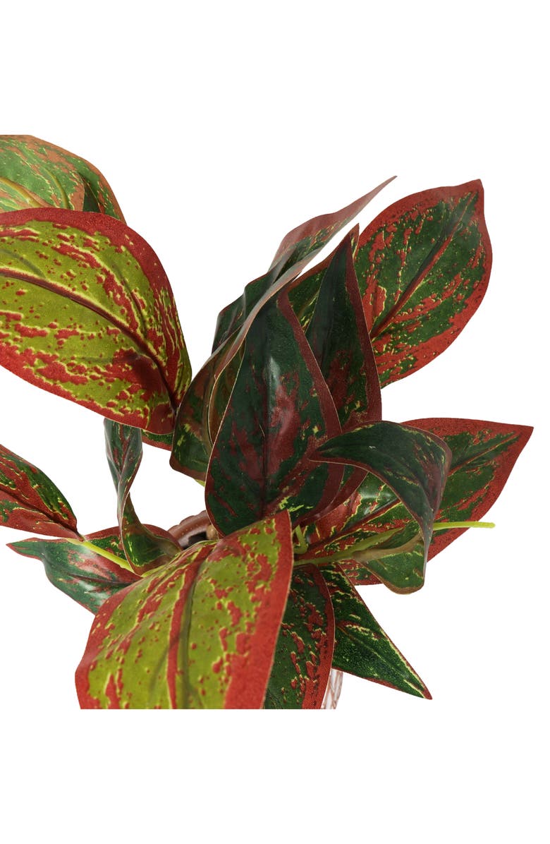 GINGER BIRCH STUDIO Green Faux Foliage Artificial Potted Plant ...