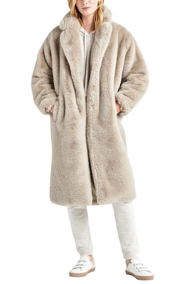 Splendid Mikaela Faux Fur Coat | Nordstrom