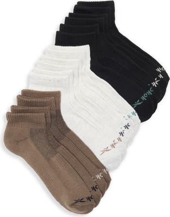Reebok 8-Pack Assorted Terry Quarter Socks | Nordstromrack
