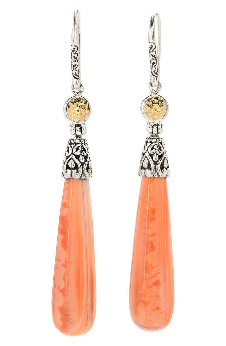 SAMUEL B. Spiny Oyster Turquoise Drop Earrings | Nordstromrack