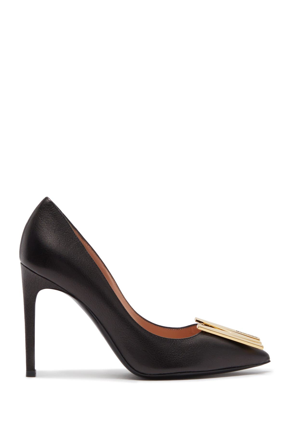 Moschino Logo Hardware Pointed Toe Pump | Nordstromrack
