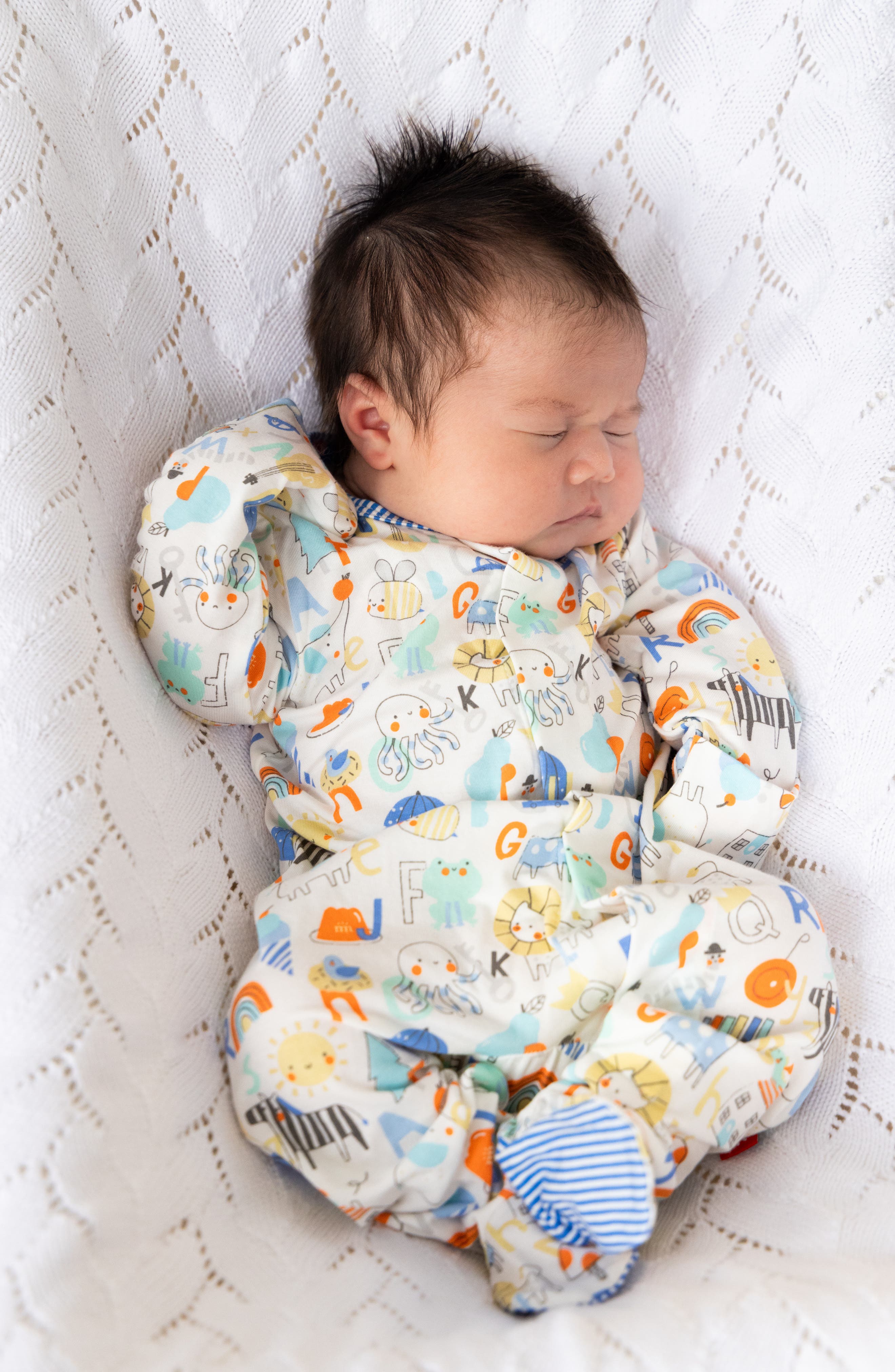 Magnetic Me Alpha Pop Print Footie | Nordstromrack