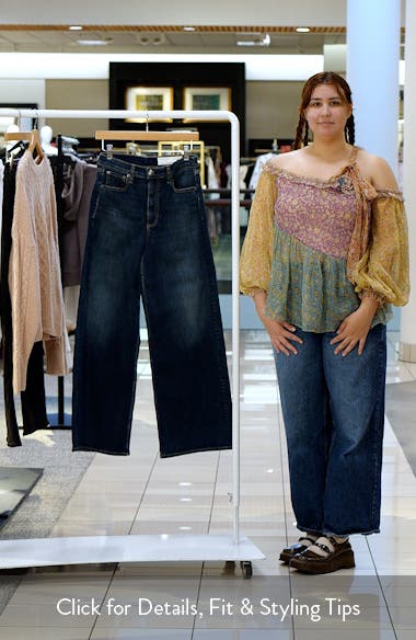 rag & bone Flexi Sofie High Waist Wide Leg Jeans | Nordstromrack
