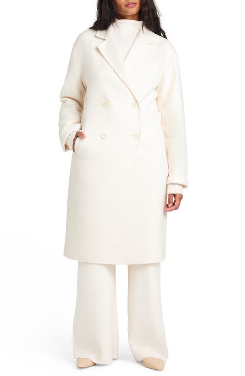 Women's White Wool & Wool-Blend Coats | Nordstrom