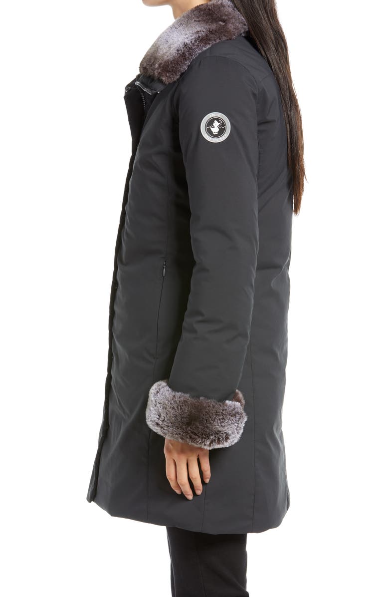 Save The Duck Smeg Waterproof Long Parka With Faux Fur Hood | Nordstromrack