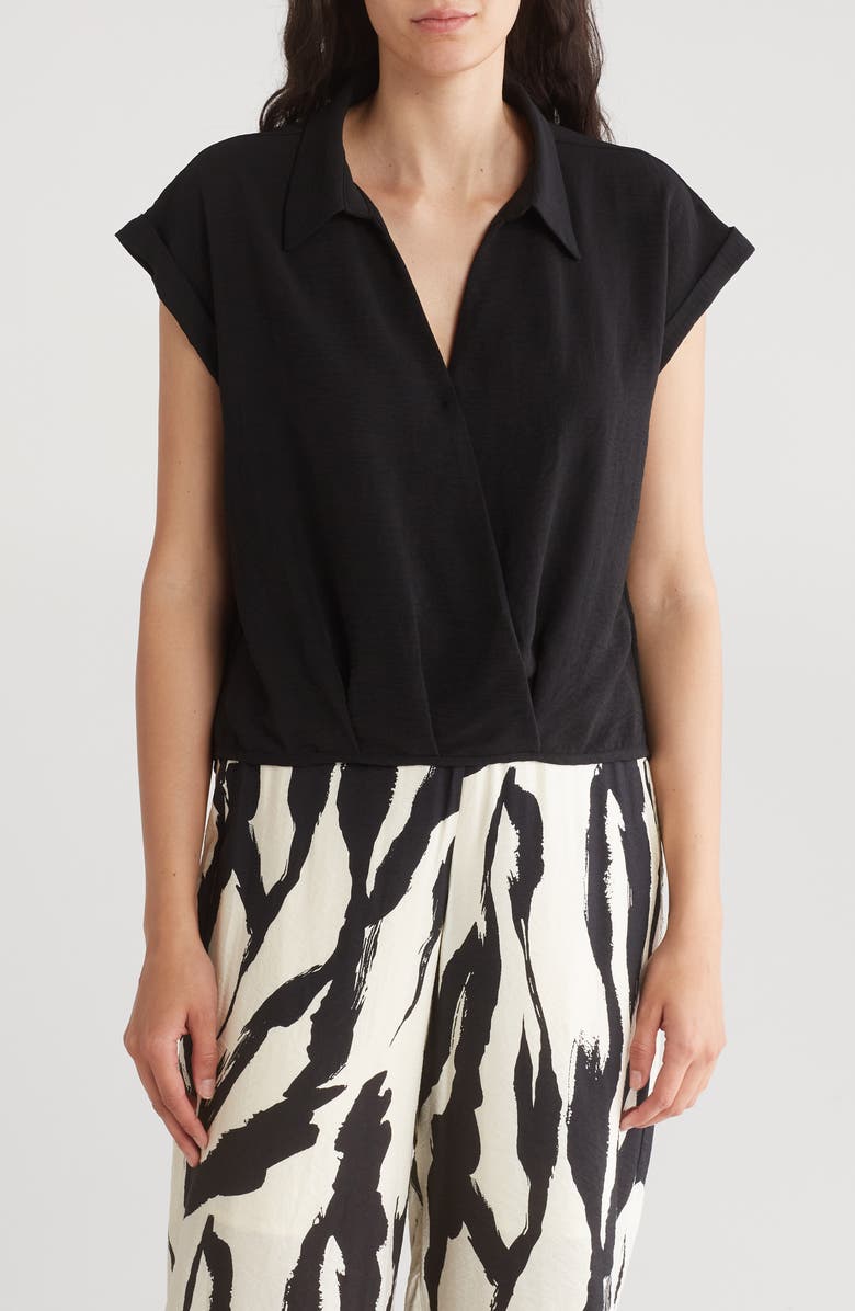 Pleione Airflow Wrap Front Shirt | Nordstromrack