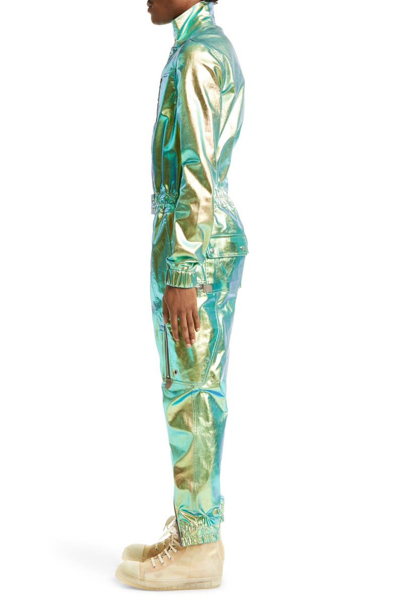 Rick Owens Bauhaus Iridescent Denim Flightsuit | Nordstrom