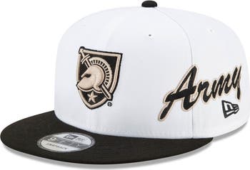 New Era Men's New Era White/Black Army Black Knights Two-Tone Side ...