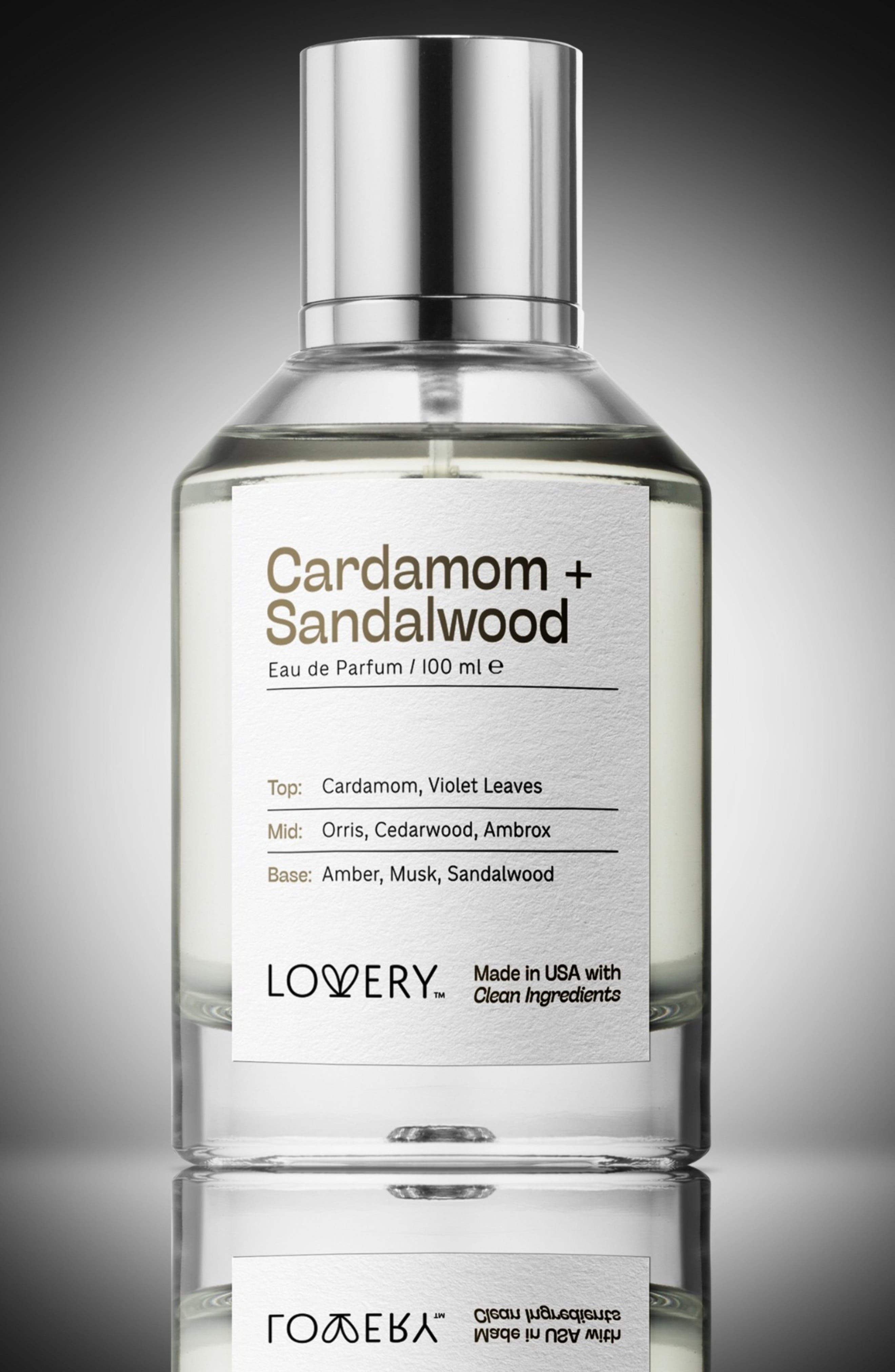 Lovery Cardamom Sandalwood Eau de Parfum, Made in USA, 3.4 oz | Nordstrom