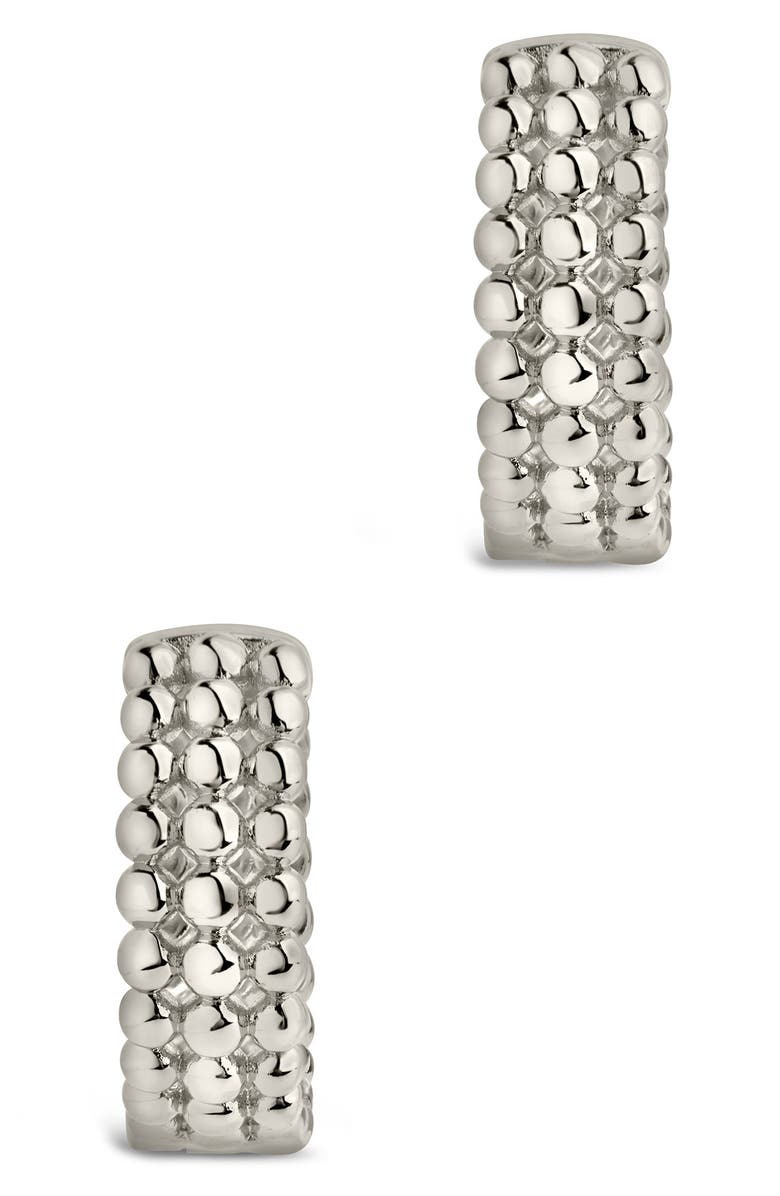 Sterling Forever Three Row Bubble Hoops | Nordstromrack