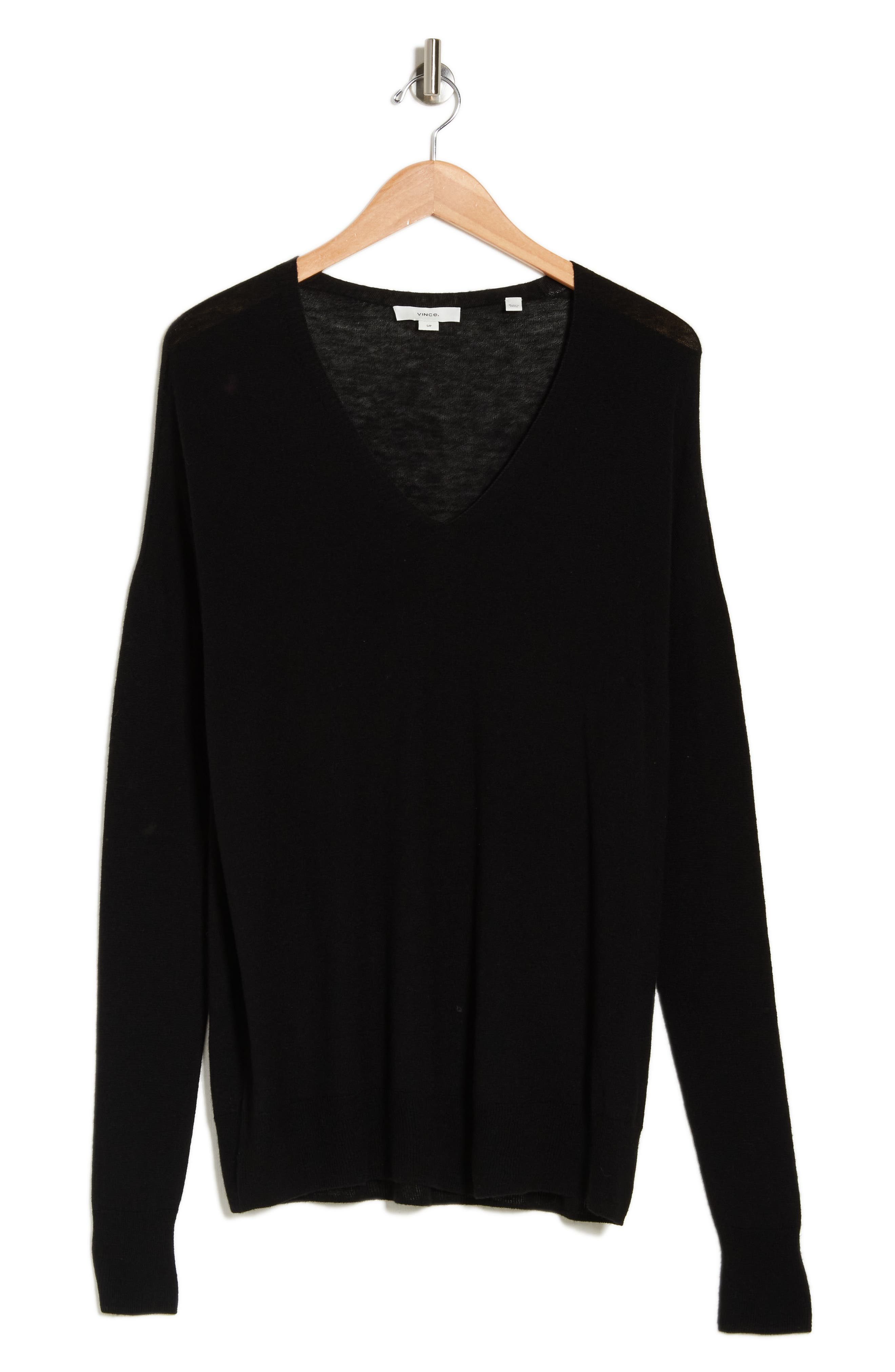 Vince Seamless V-Neck Wool Blend Tunic | Nordstromrack