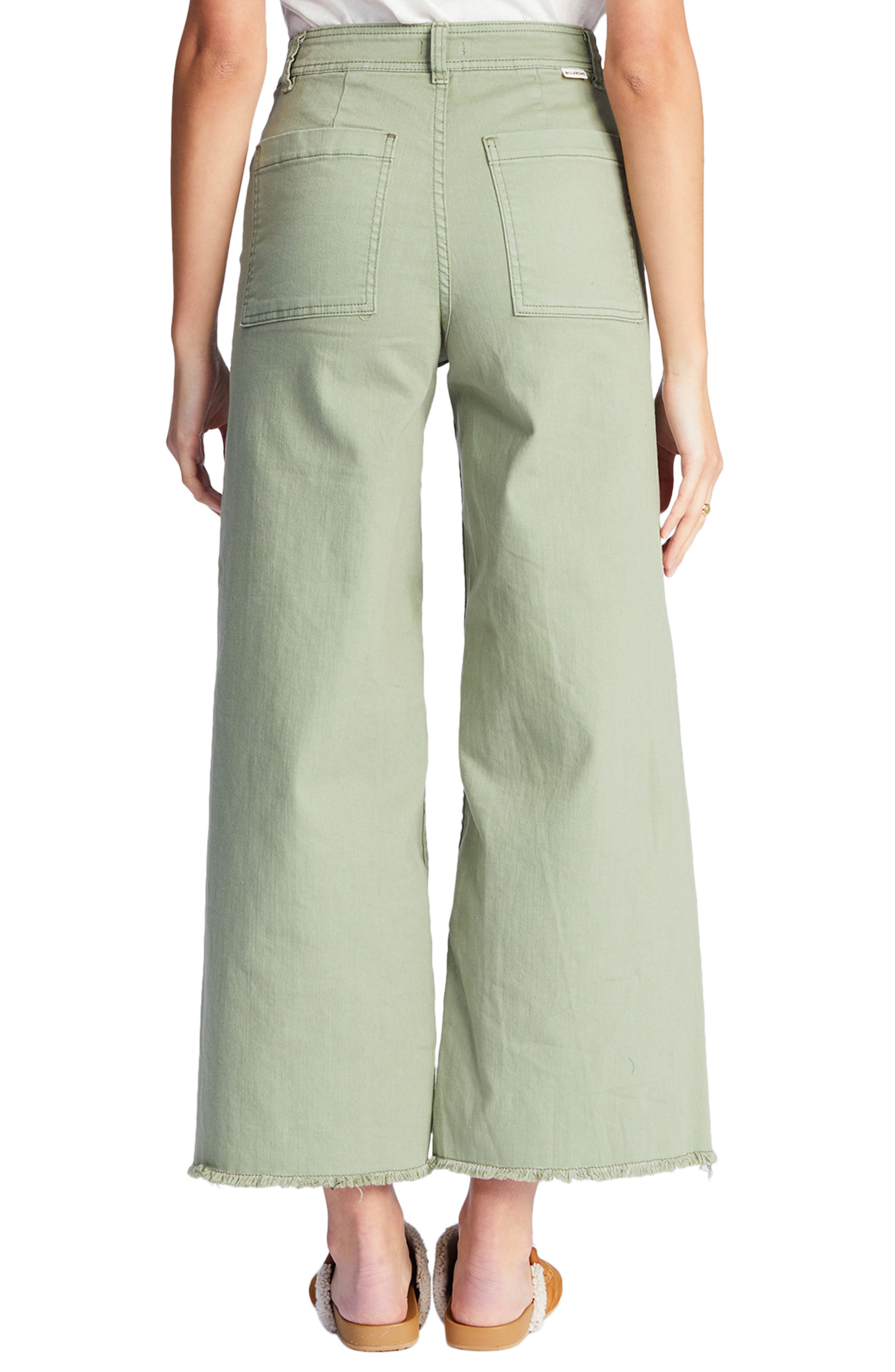 Billabong Free Fall Stretch Crop Wide Leg Pants | Nordstrom