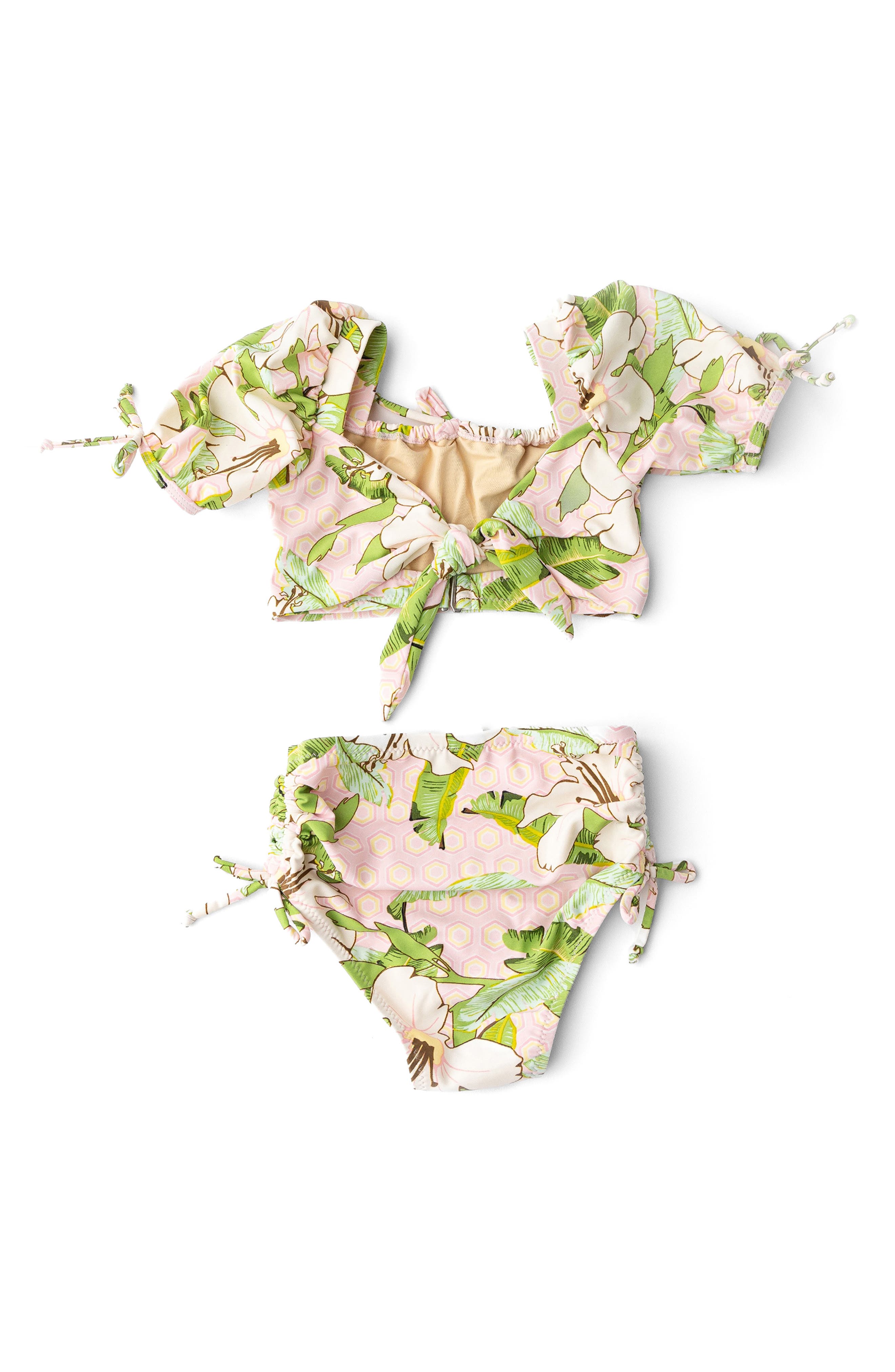Shade Critters Kids' Hibiscus Botanical UPF 50+ 2-Piece Bikini ...