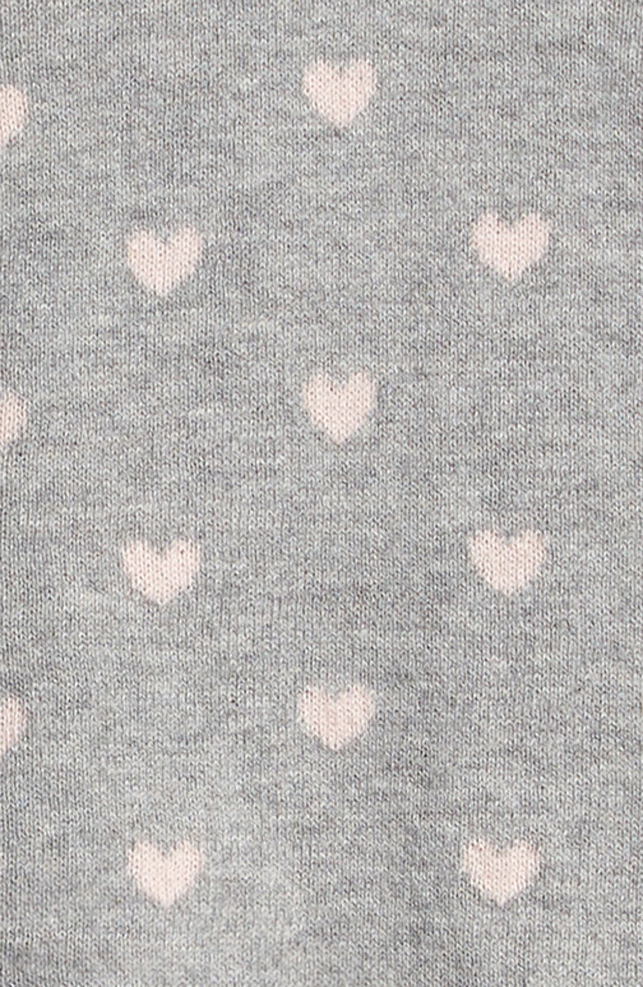 Nordstrom Kids' Heart Jacquard Cotton Cardigan | Nordstromrack