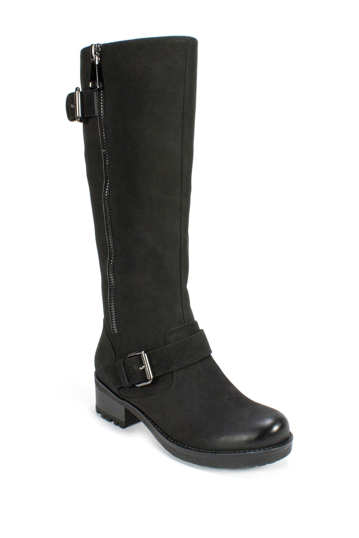 White Mountain Footwear Blackbird Faux Leather Riding Boot | Nordstromrack