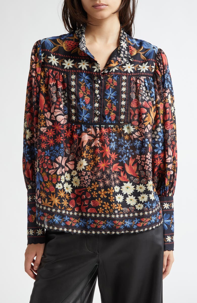 FARM Rio Juju's Garden Button-Up Top | Nordstromrack