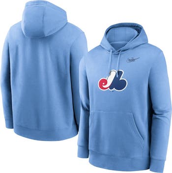 Nike Men's Nike Powder Blue Montreal Expos Cooperstown Collection Logo ...