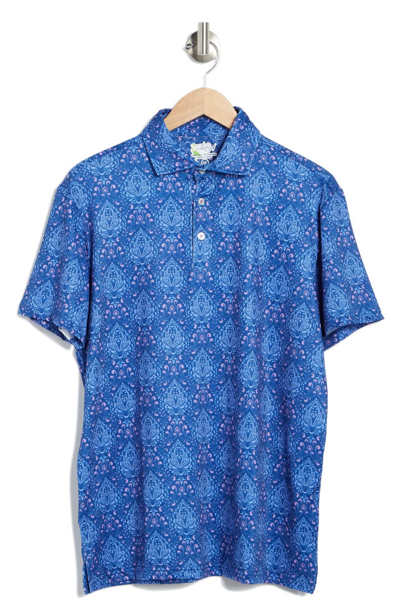 TailorByrd Swirl Geometric Print Performance Polo Shirt | Nordstromrack
