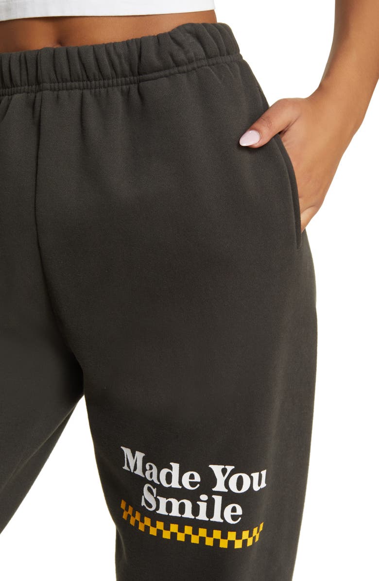 THE MAYFAIR GROUP Made You Smile Graphic Joggers | Nordstromrack