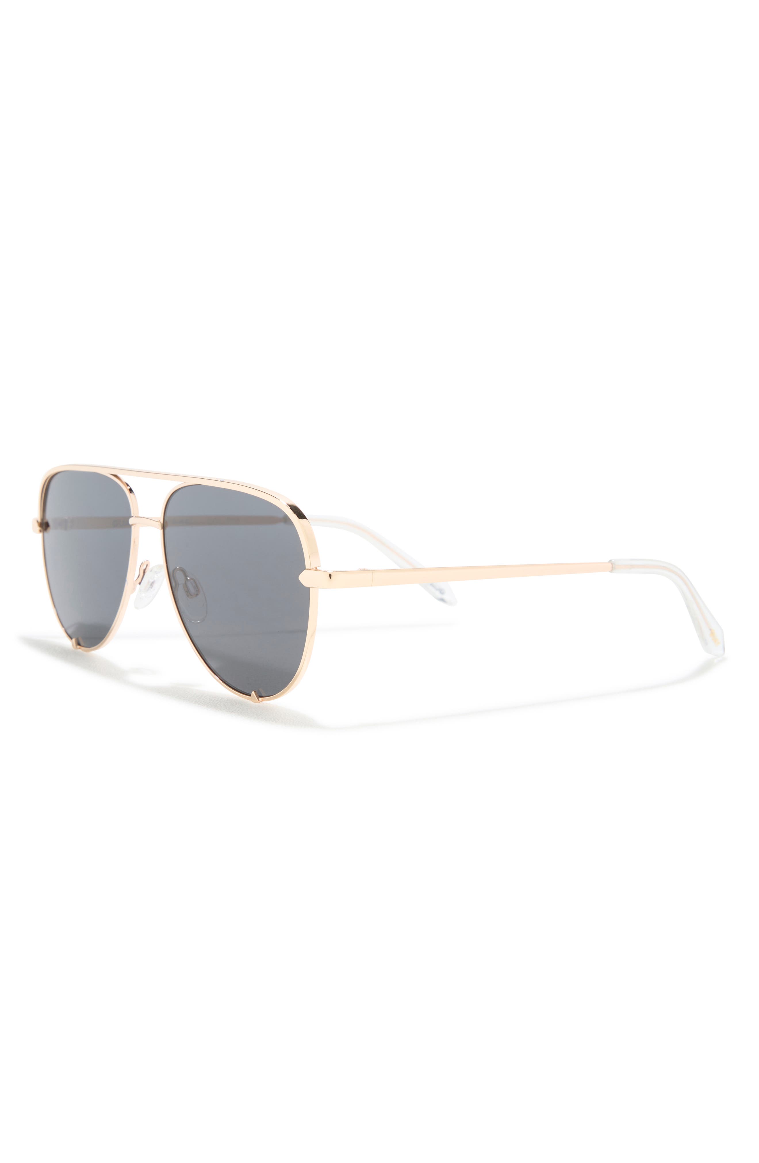QUAY High Key Medium 50mm Aviator Sunglasses | Nordstromrack
