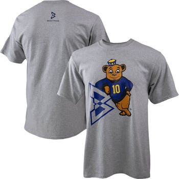 Beast Mode Men's Beast Mode Heather Gray Cal Bears Co-Branded Logo T ...