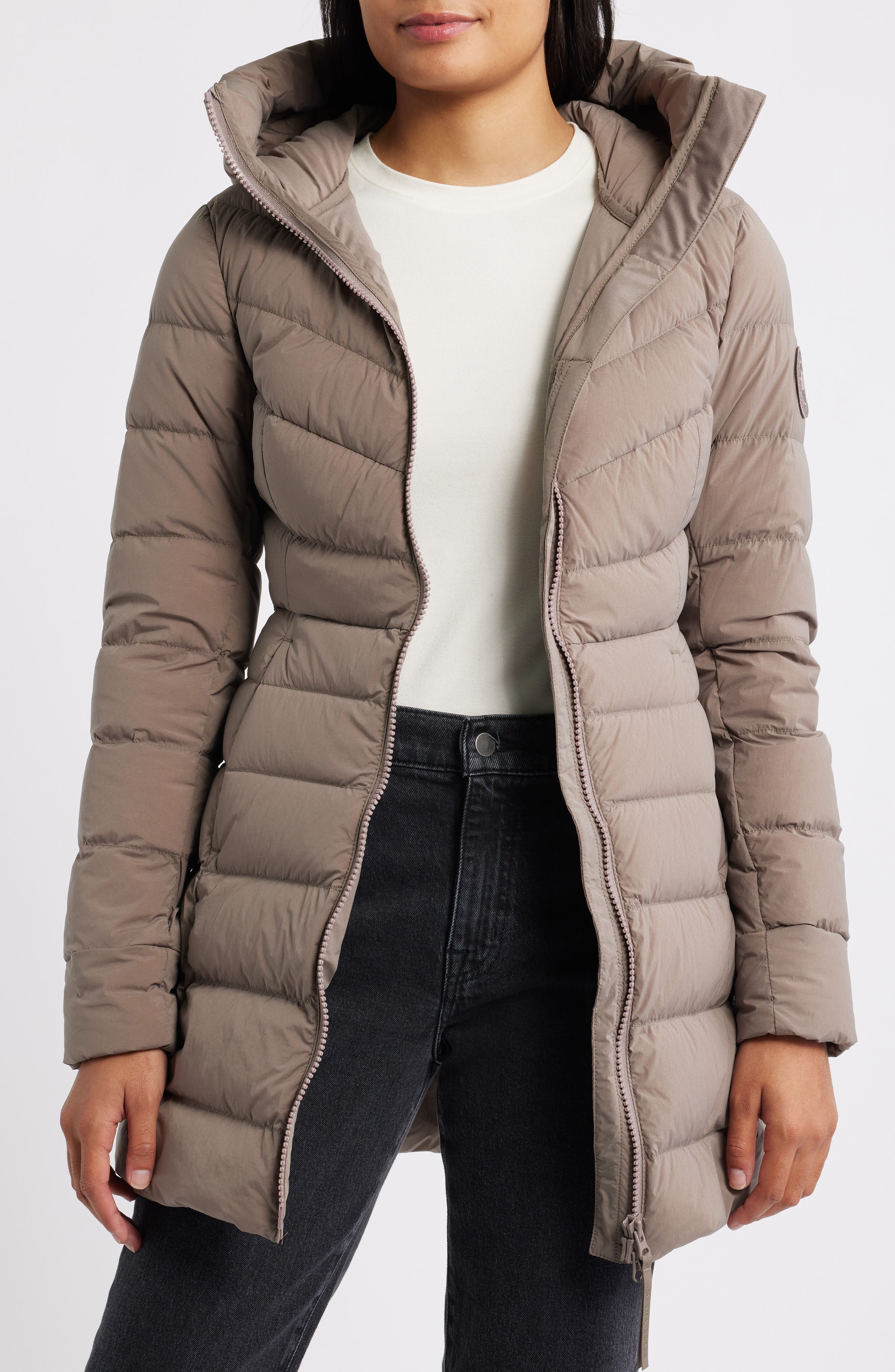 Canada Goose Clair Black Label 750 Fill Power Down Puffer Coat | Nordstrom