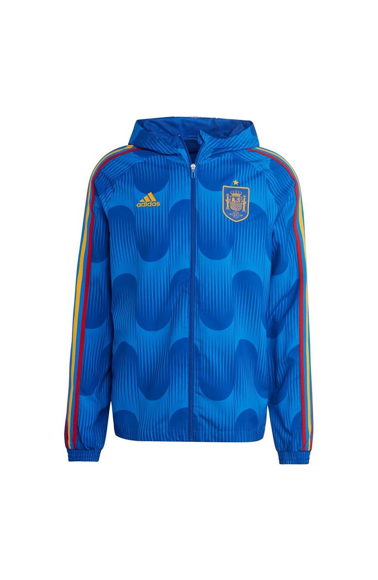 adidas Men's adidas Royal Spain National Team DNA Raglan Full-Zip ...