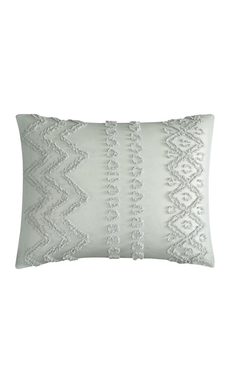 CHIC Jenson Jacquard Geometric Design Queen Comforter Set - Grey - 5 ...