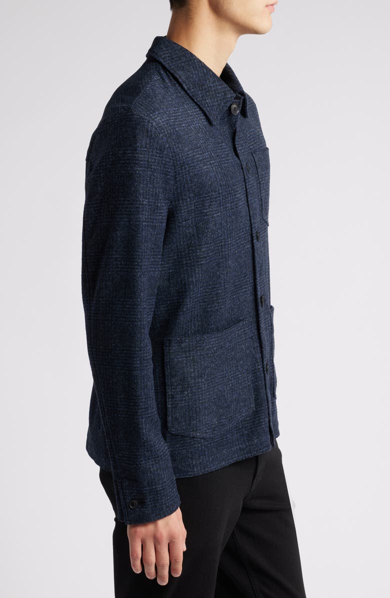 Reiss Quartz Check Flannel Button-Up Work Jacket | Nordstromrack