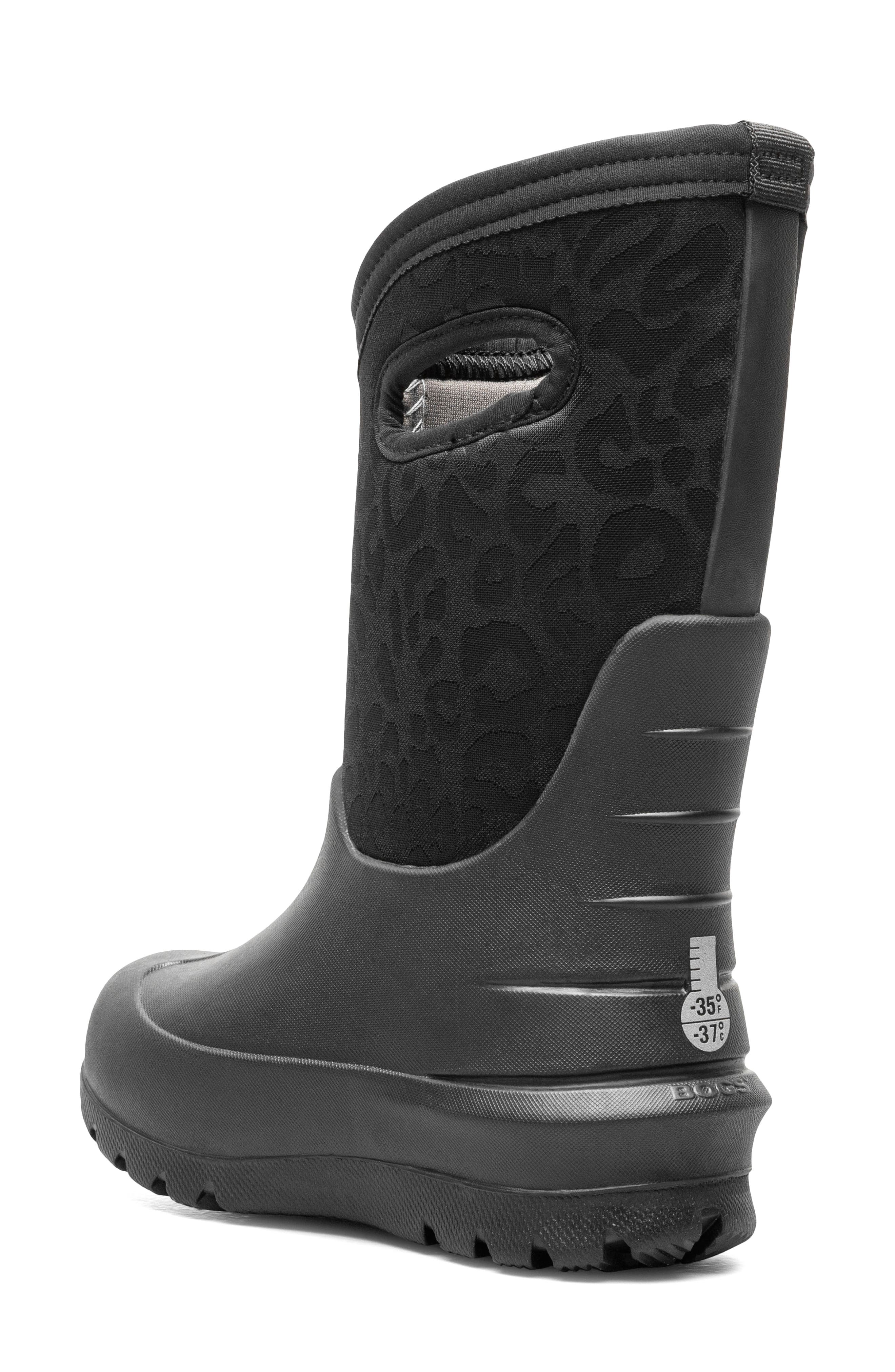 Bogs Kids' Neo Classic Tonal Leopard Waterproof Winter Boot | Nordstromrack