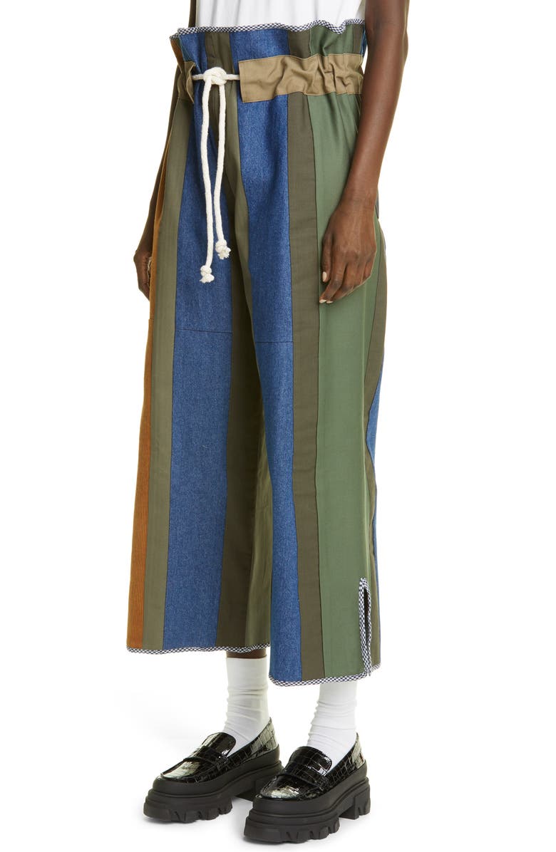 La Réunion Unisex One of a Kind Patch Stripe Pants | Nordstrom