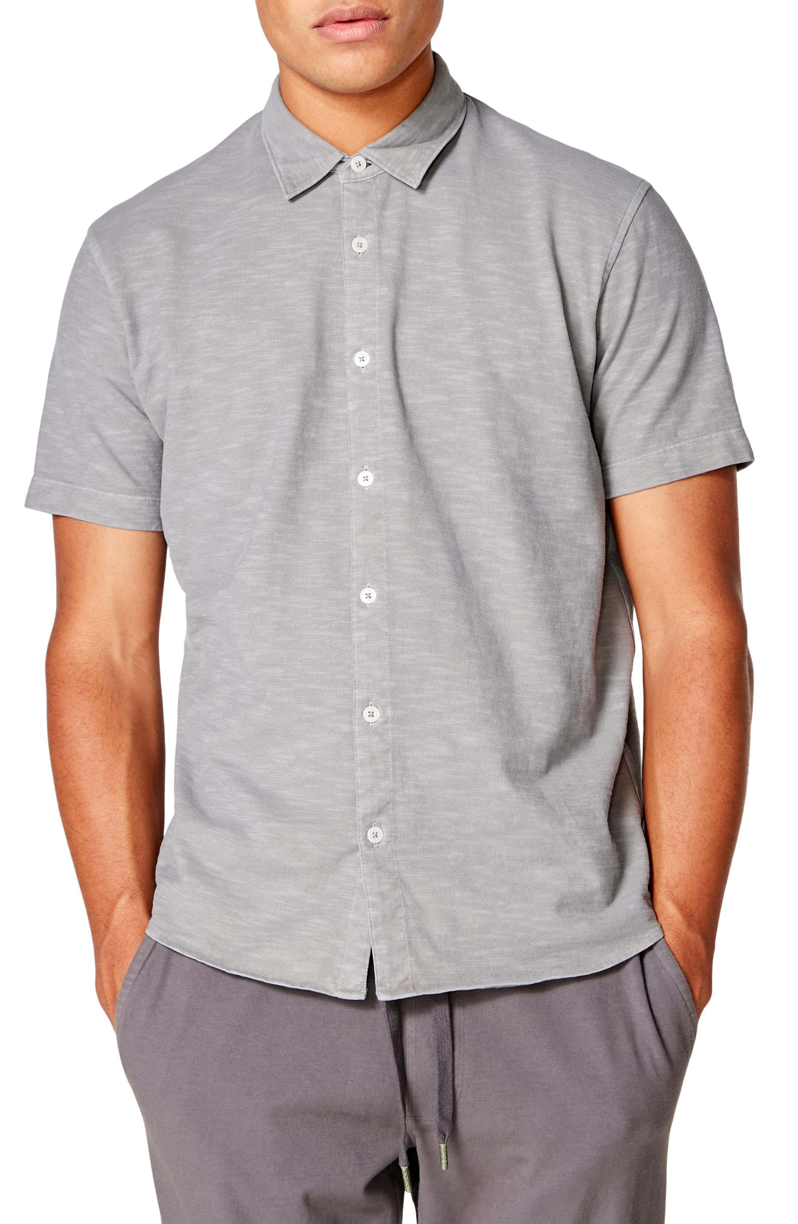 Good Man Brand Slubbed Knit Slim Fit Shirt | Nordstromrack