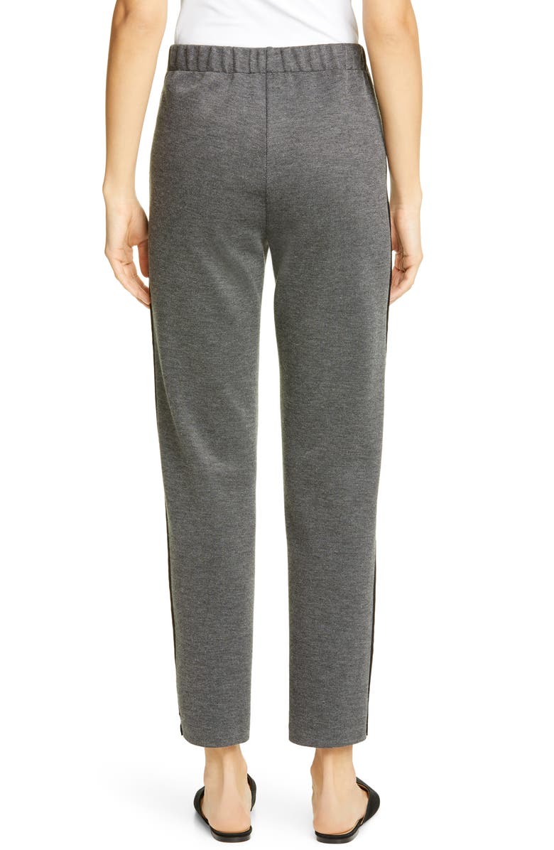St. John Collection Bird's Eye Double Knit Crop Pants | Nordstrom