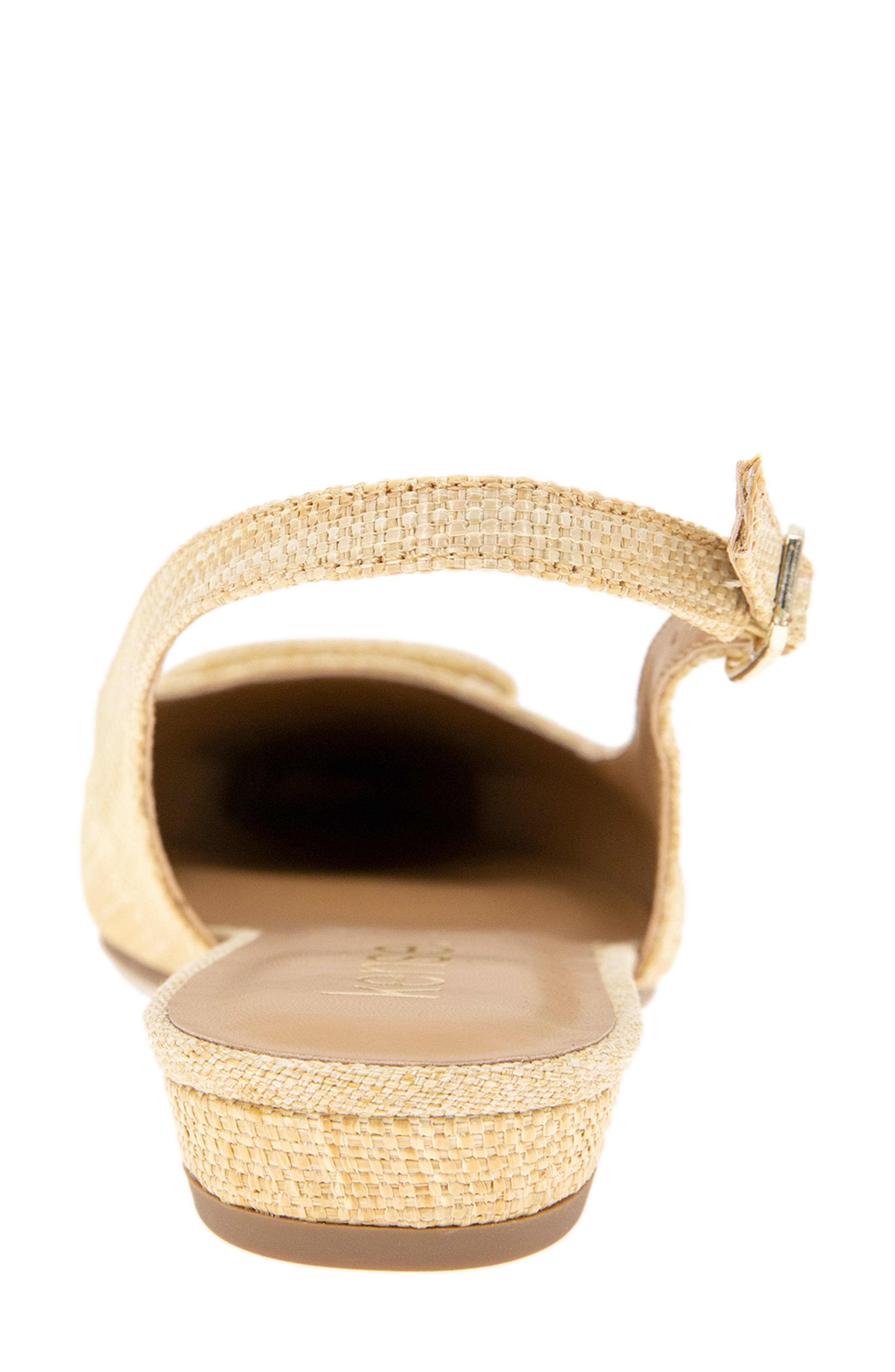 Kensie Poppy Pointed Toe Slingback Flat (Women) | Nordstromrack