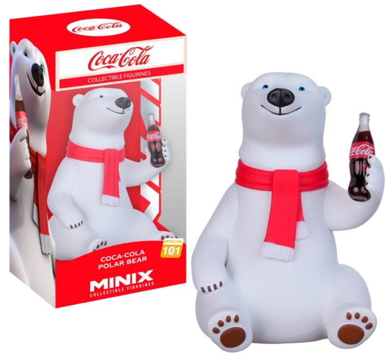 Minix Coca-Cola Polar Bear (Coca-Cola) Minix 4.5-Inch Vinyl ...