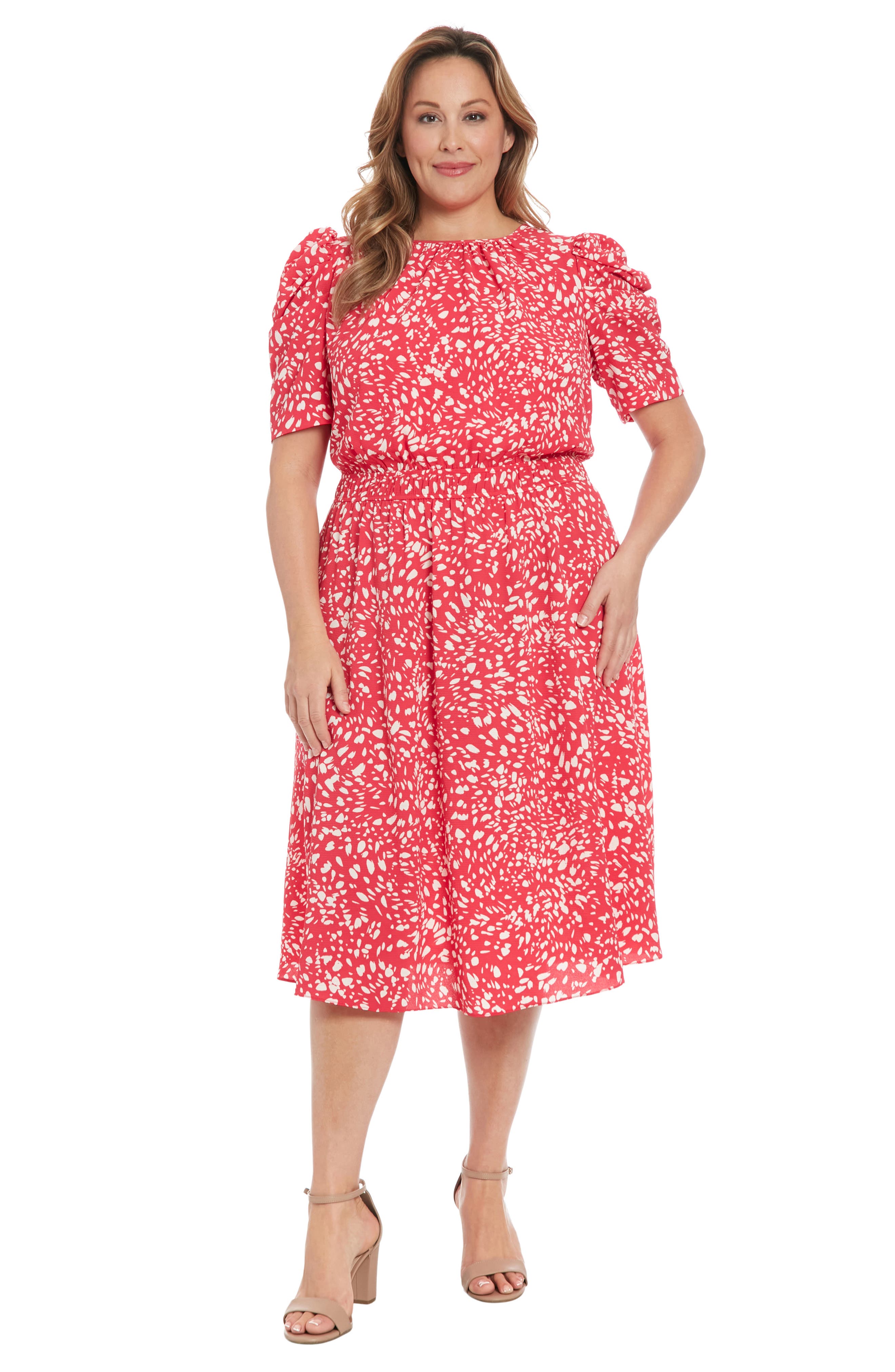 Elbow Length Sleeve Midi Dress (Women) | Nordstromrack