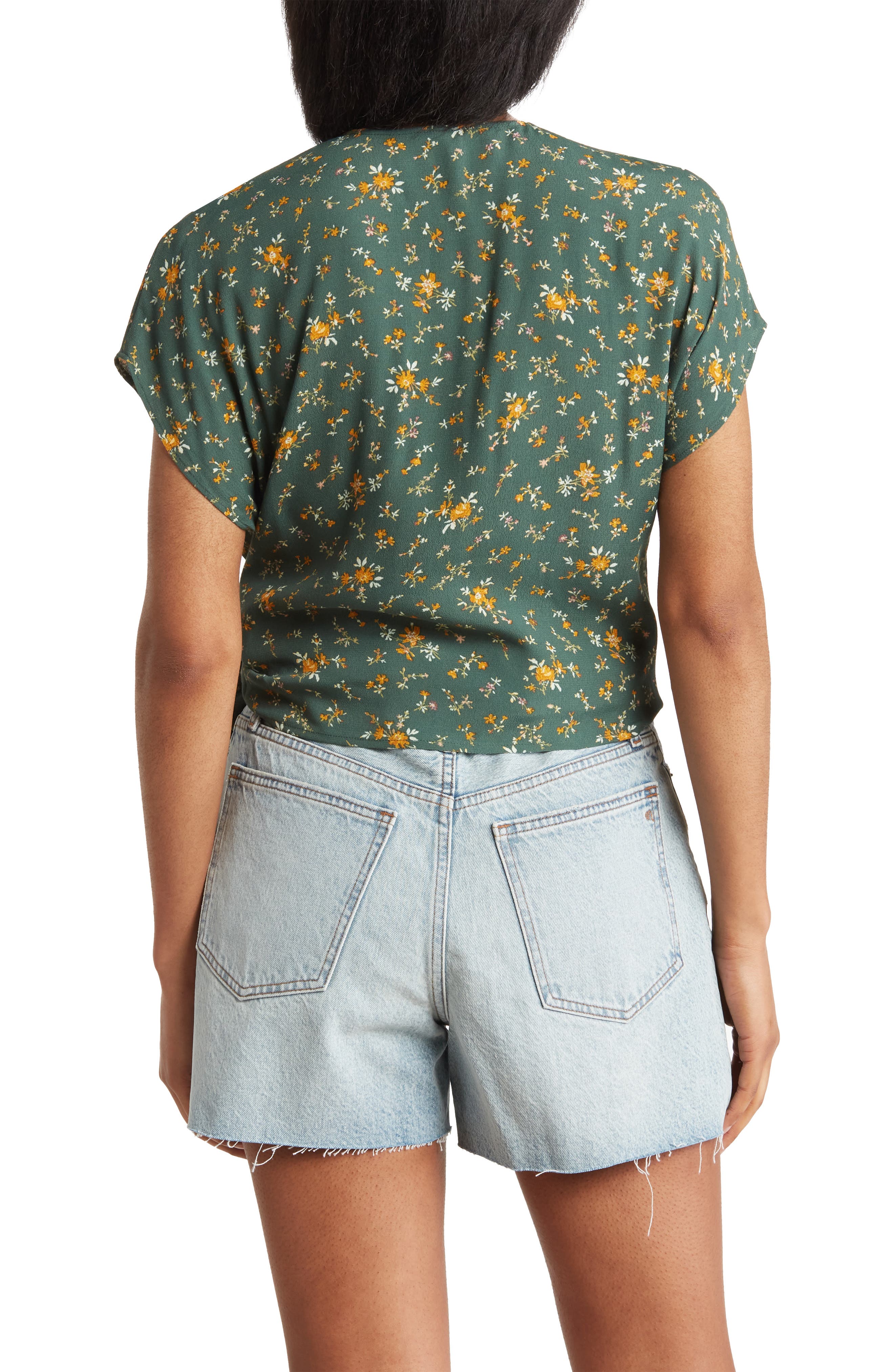 Madewell Sash Tie Wrap Top | Nordstromrack