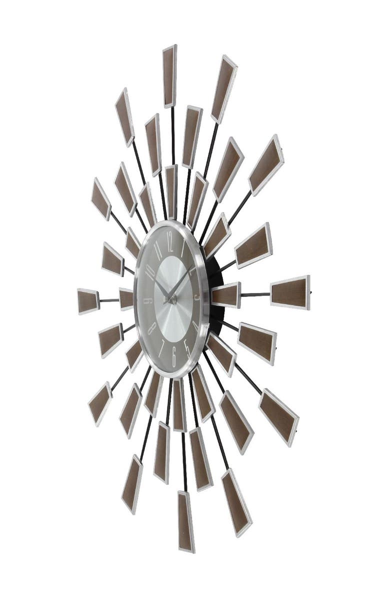 WILLOW ROW Multi Modern Sunburst Wall Clock | Nordstromrack