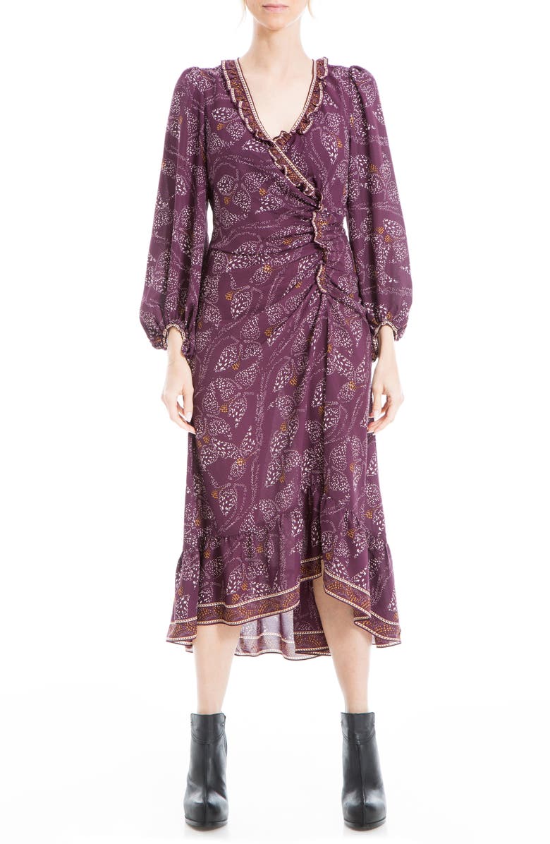 MAX STUDIO Side Cinch Ruffled Dress | Nordstromrack
