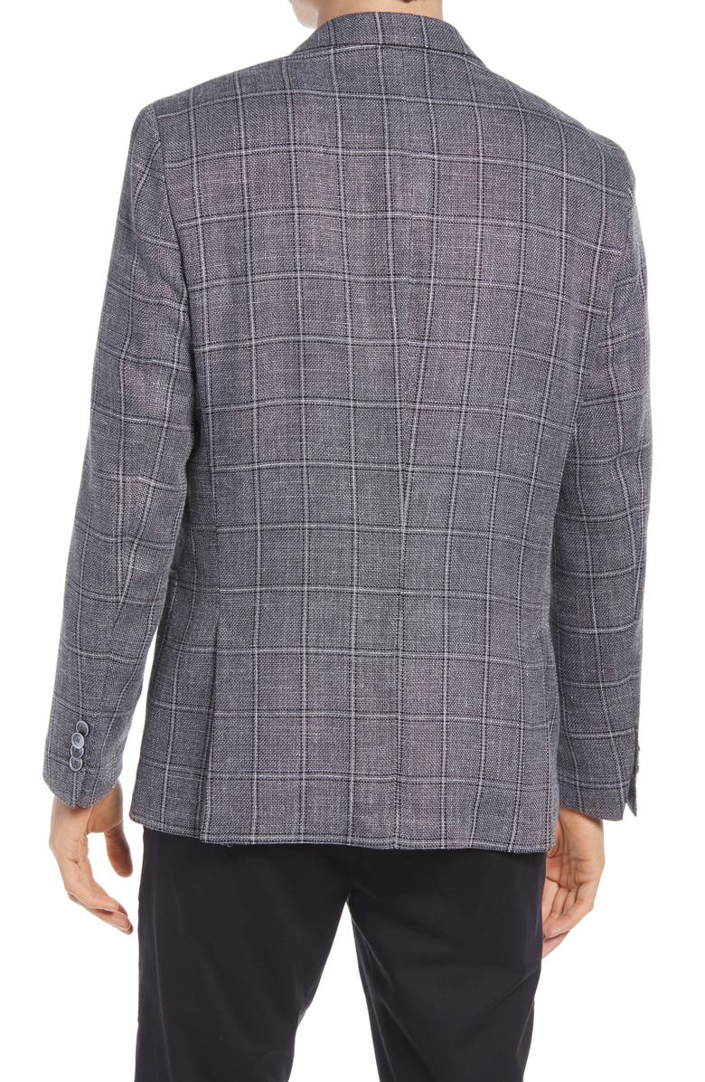 BOSS Haylon Windowpane Sport Coat | Nordstromrack