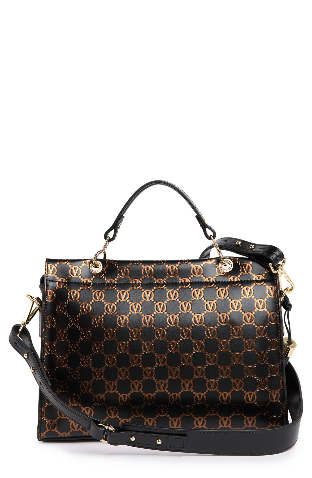 VALENTINO BY MARIO VALENTINO Bridget Leather Logo Monogram Crossbody ...