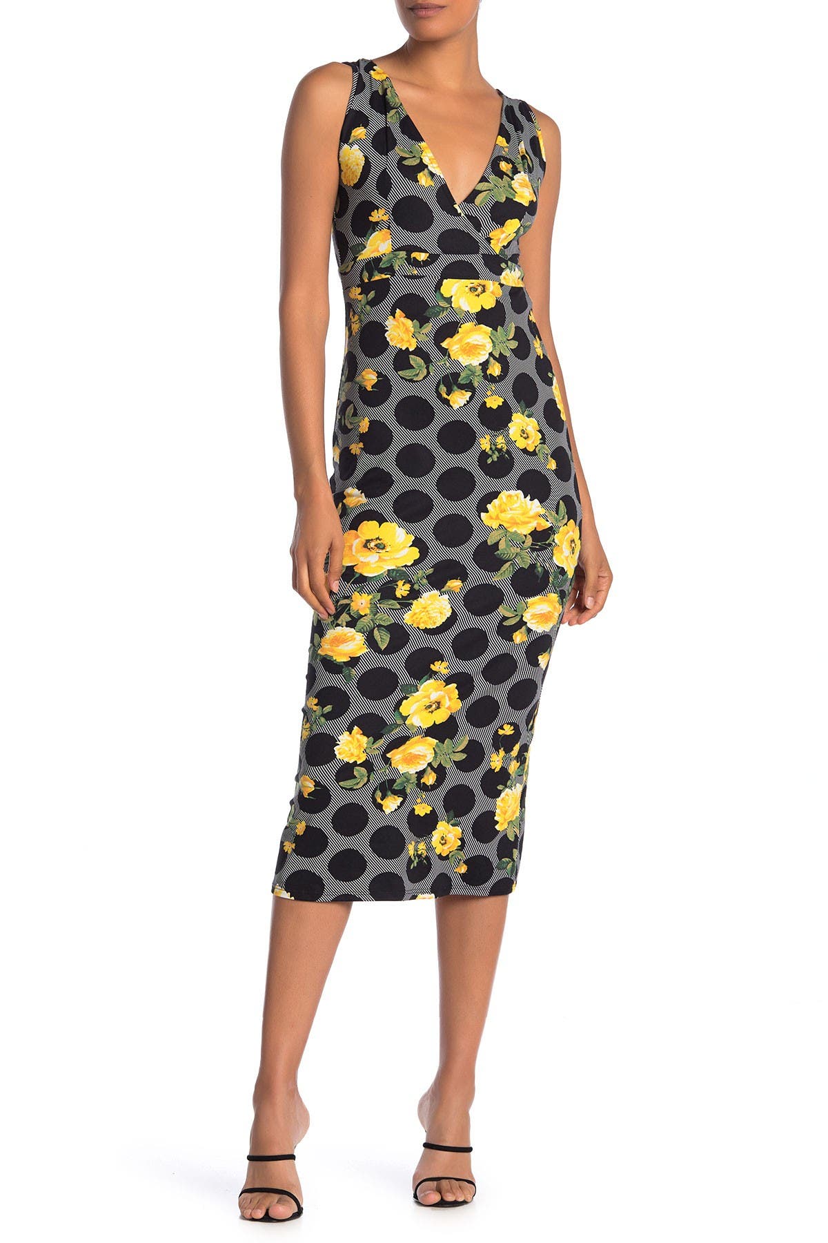 Velvet Torch Sleeveless Empire Midi Dress | Nordstromrack