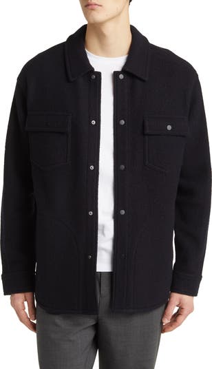 Reigning Champ Warden Boiled Wool Overshirt | Nordstrom