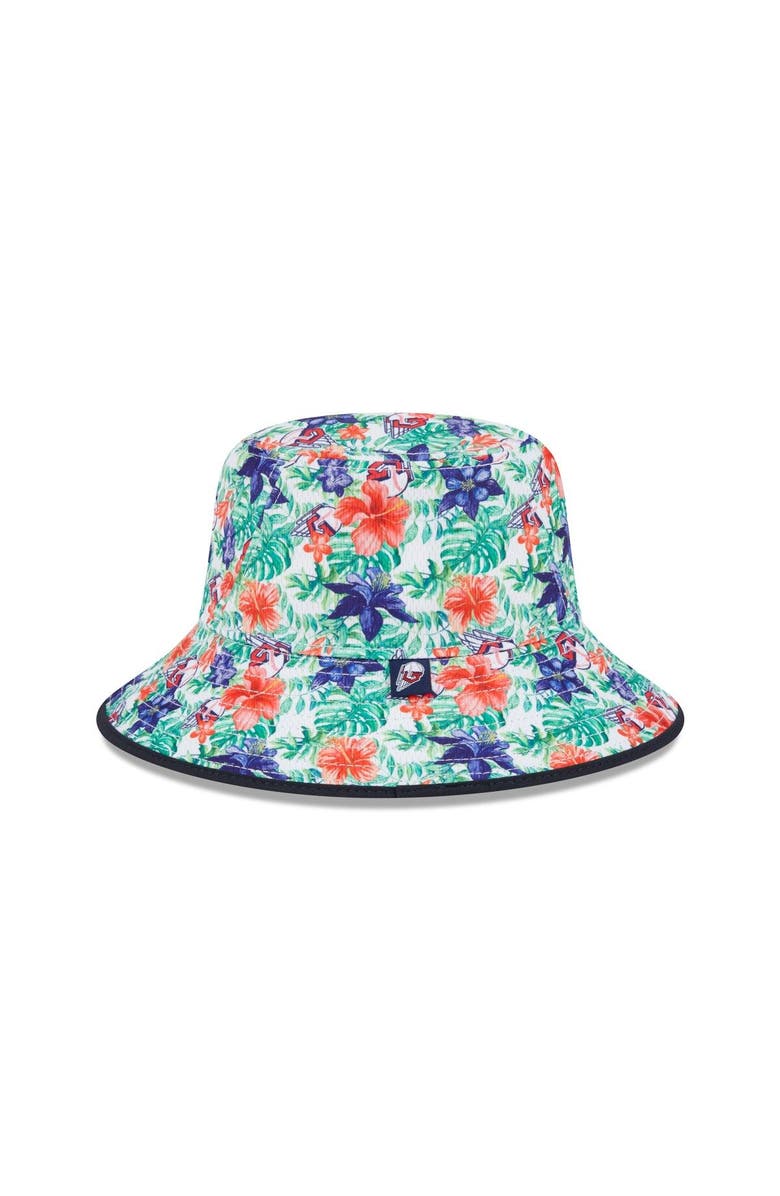 New Era Men's New Era Cleveland Guardians Tropic Floral Bucket Hat ...