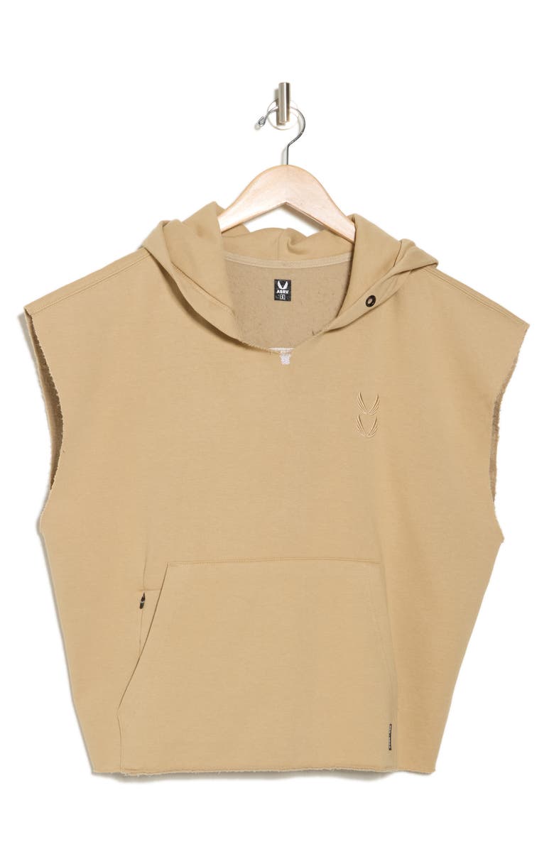 ASRV Tech Essential Raw Hem Sleeveless Hoodie | Nordstromrack
