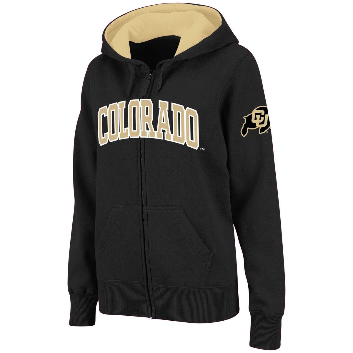 COLOSSEUM Women's Stadium Athletic Black Colorado Buffaloes Arched Name ...