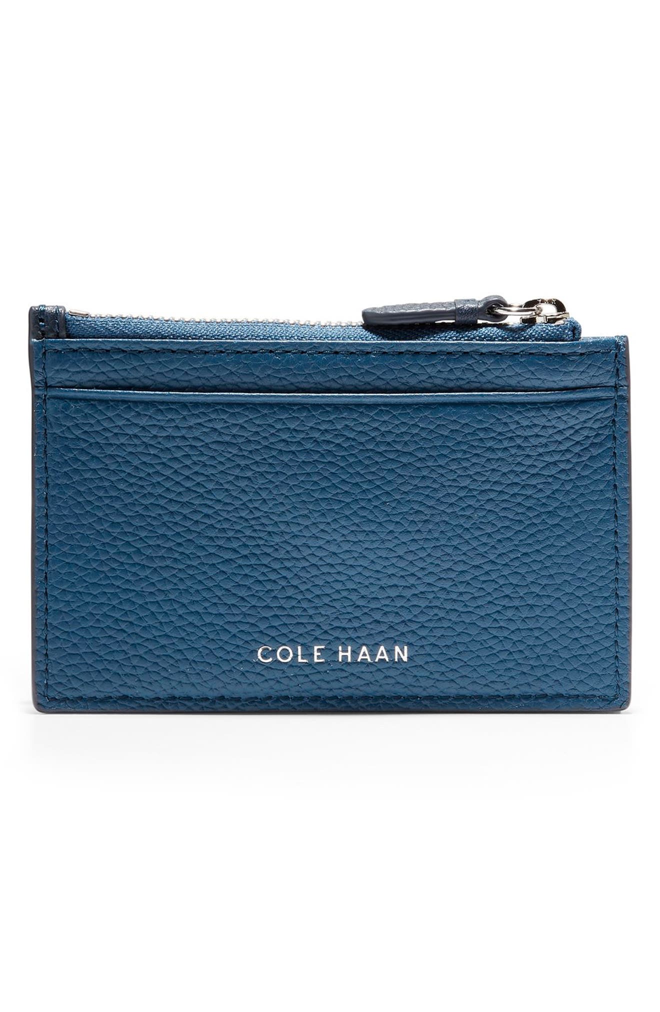 Cole Haan Zip Leather Card Wallet | Nordstromrack